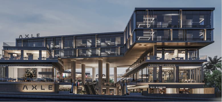 Axle Mall New Cairo | Menassat - Elevation Realestate