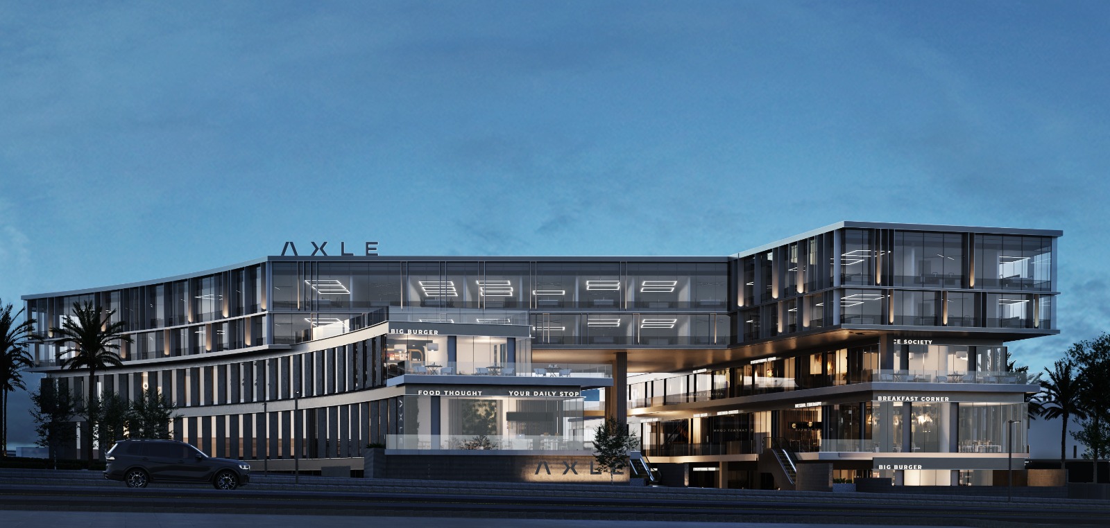 Axle Mall New Cairo | Menassat - Elevation Realestate