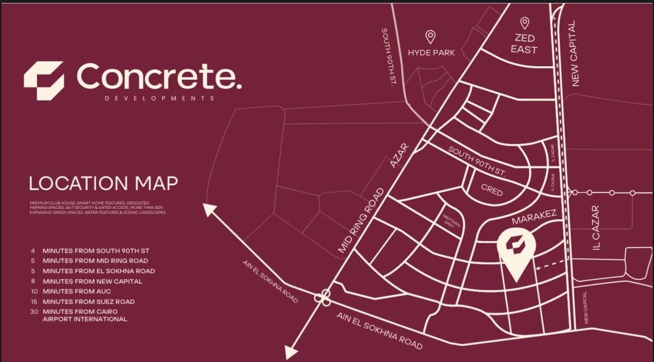 Jiwar New Cairo by Concrete Developments