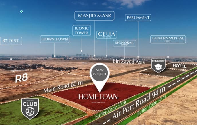 Canyon 8 New Capital by Hometown Developments